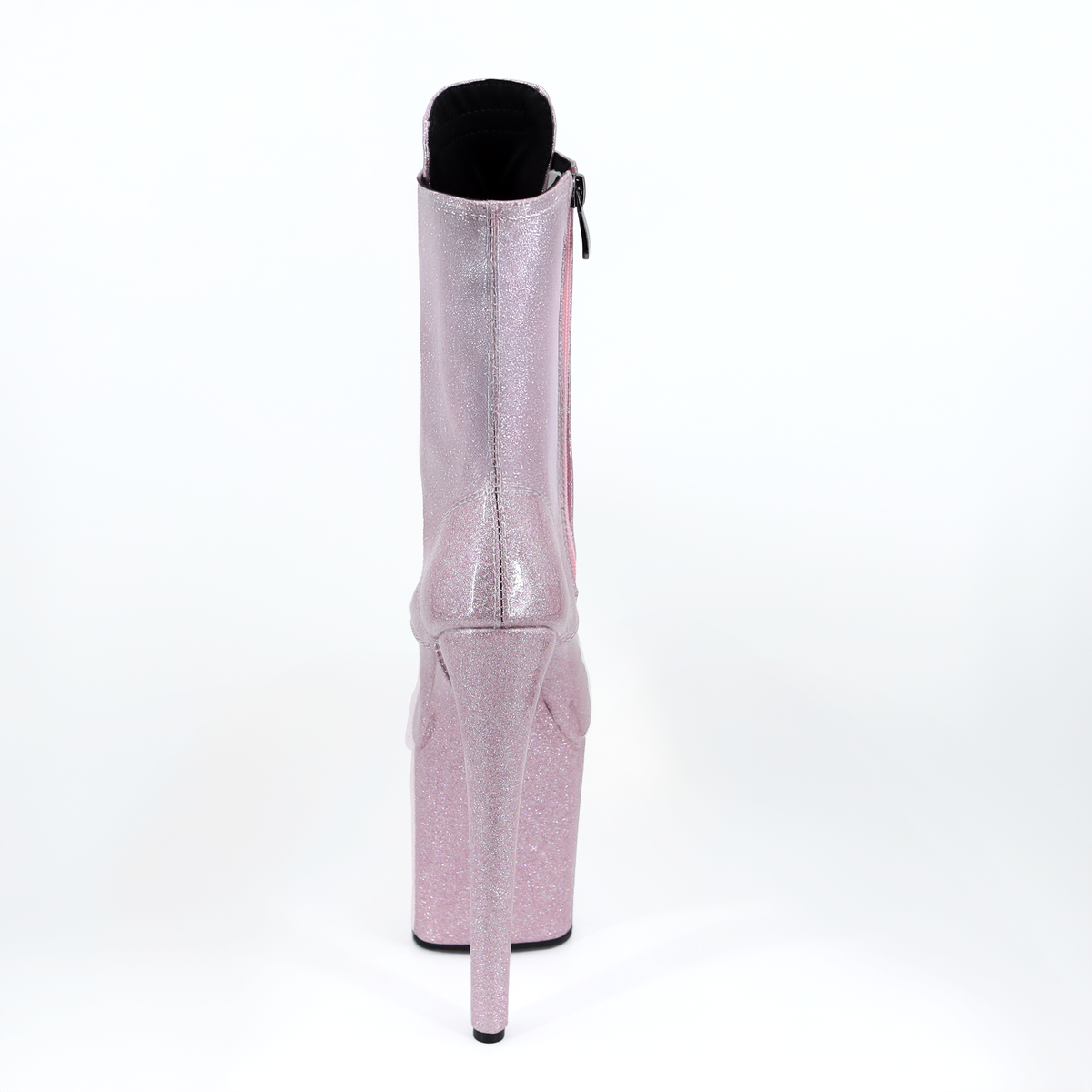 Pearlux - Pale Pink Patent Pole Dancing Boots | Dance Mistress